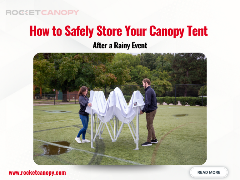 How to Safely Store Your Canopy Tent After a Rainy Event
