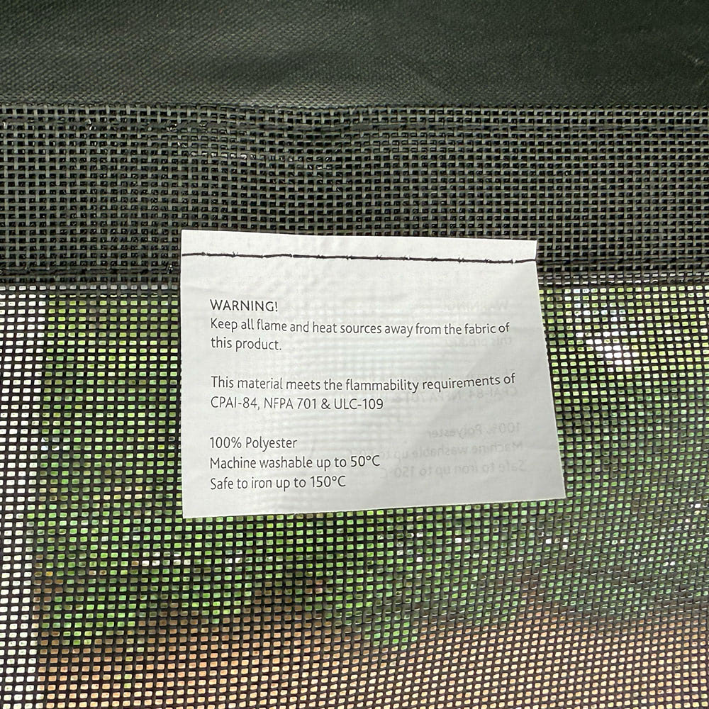 15ft Solid Mesh Wall